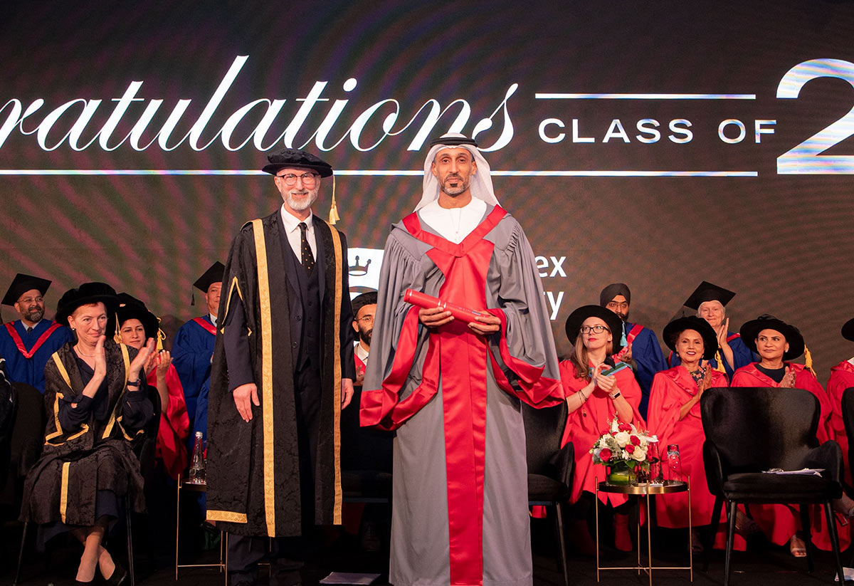Dubai Future Foundation CEO receives honorary doctorate at Middlesex ...